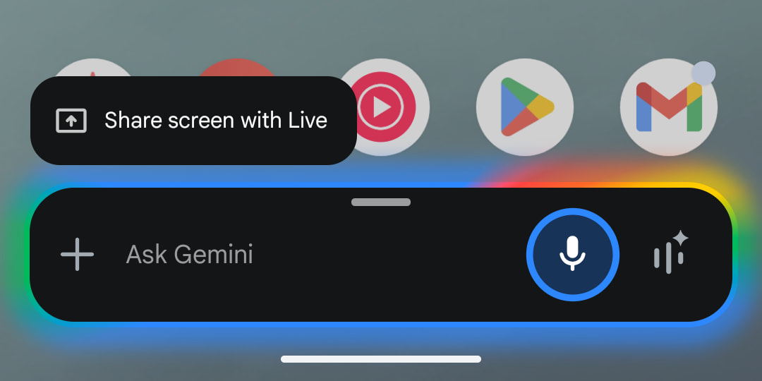 Google rolls out four-color glow for Gemini overlay on Android