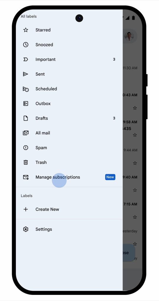 Gmail ‘Manage subscriptions’ list rolling out on Android, iOS, web