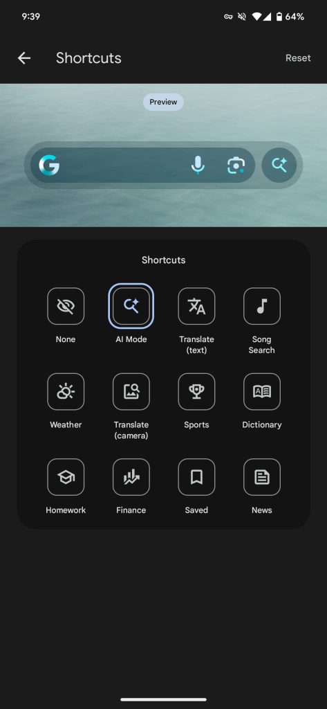 Google rolls out AI Mode shortcut for Search widget on Android