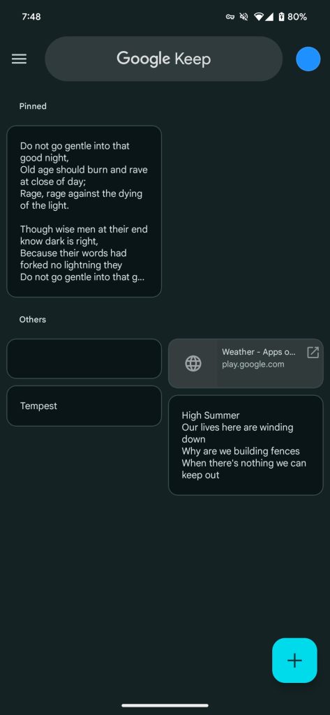 Google Keep rolling out Material 3 Expressive redesign