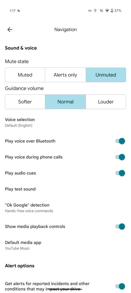 Google Maps navigation missing media controls on Android [U: Bug]
