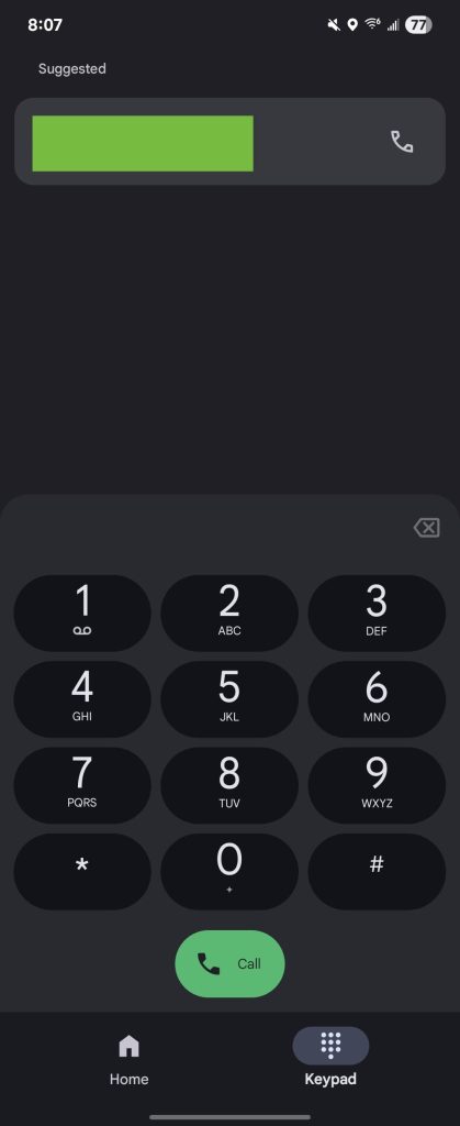 Google Phone rolling out Home, Keypad, & nav drawer redesign