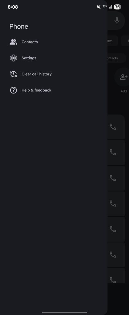 Google Phone rolling out Home, Keypad, & nav drawer redesign