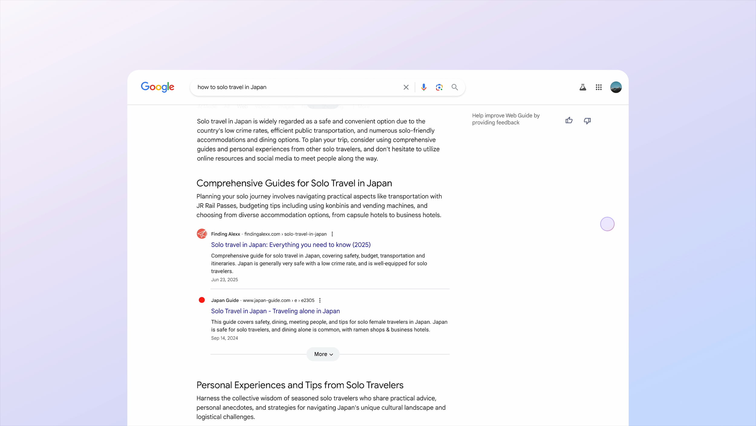 Google ‘Web Guide’ uses AI to organize the Search results page