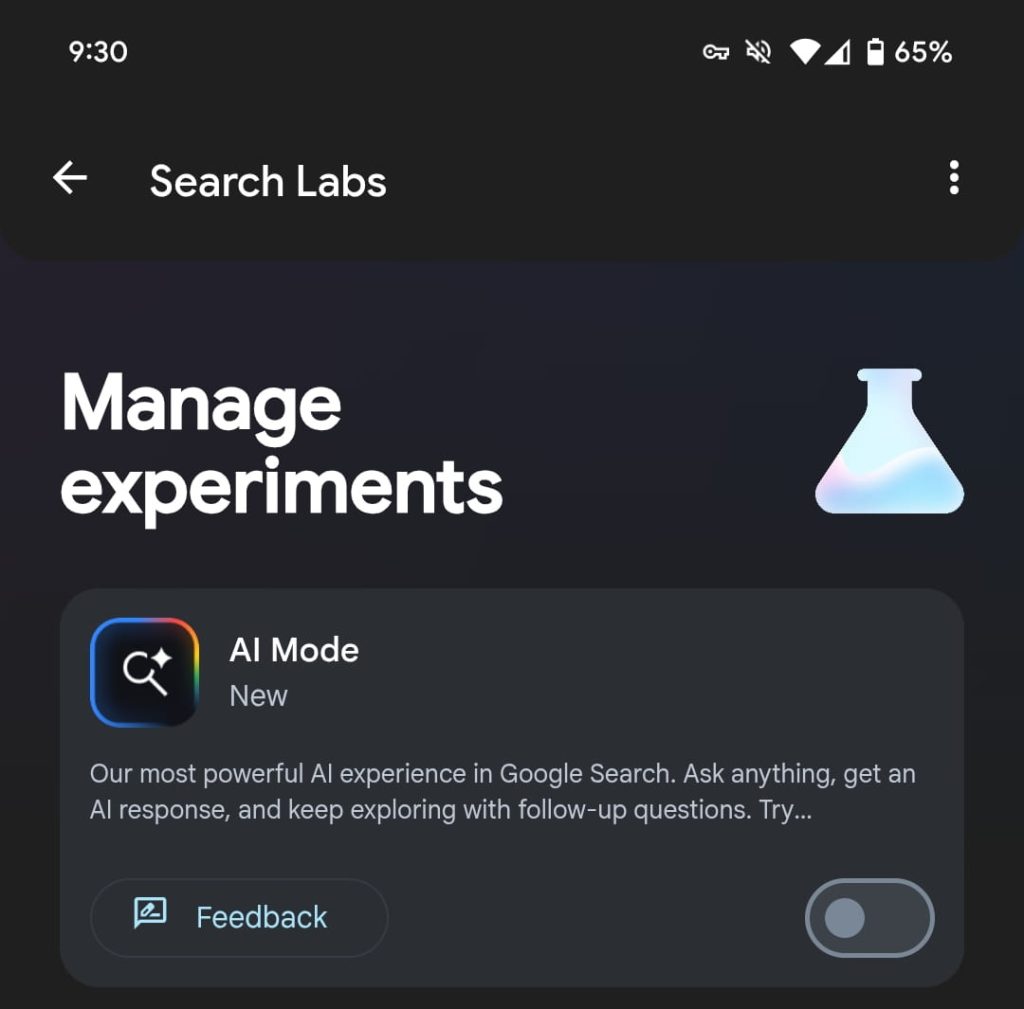 Google rolls out AI Mode shortcut for Search widget on Android