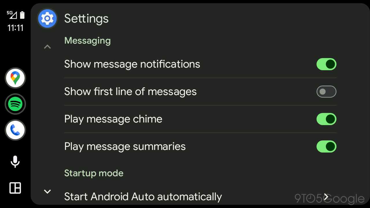 Android Auto update adds full Material You color themes