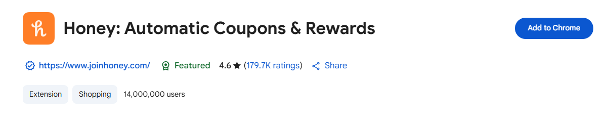 Honey just lost a million more Chrome users