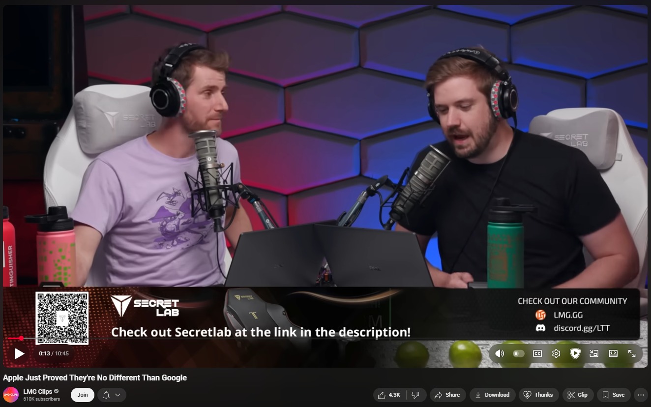 YouTube tests redesigned video player with Liquid Glass vibes