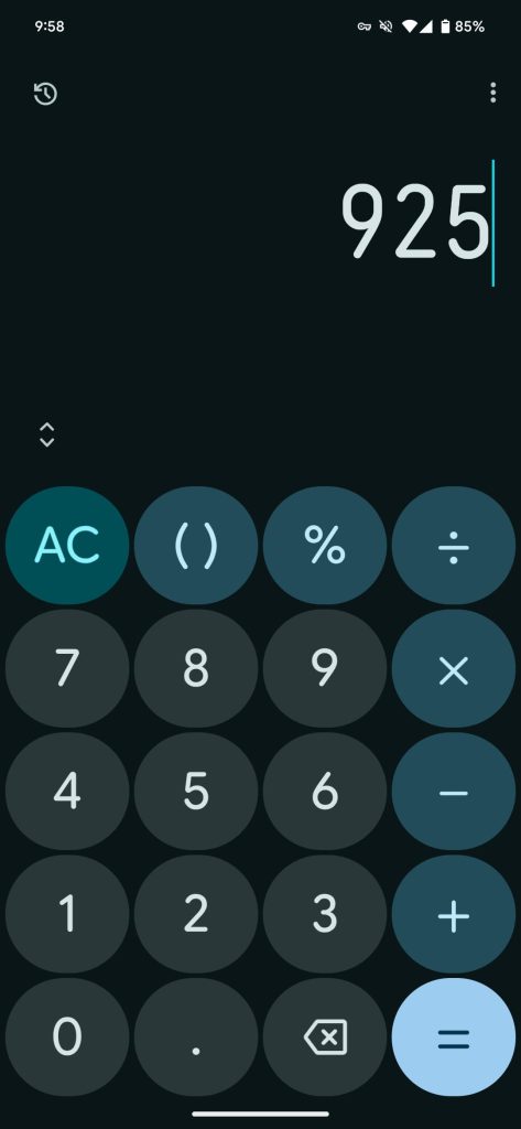 Google Calculator 9.0 brings Material 3 Expressive redesign