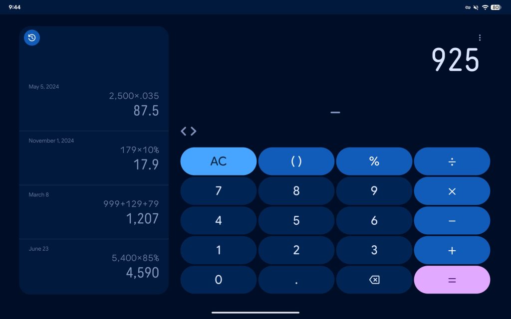 Google Calculator 9.0 brings Material 3 Expressive redesign