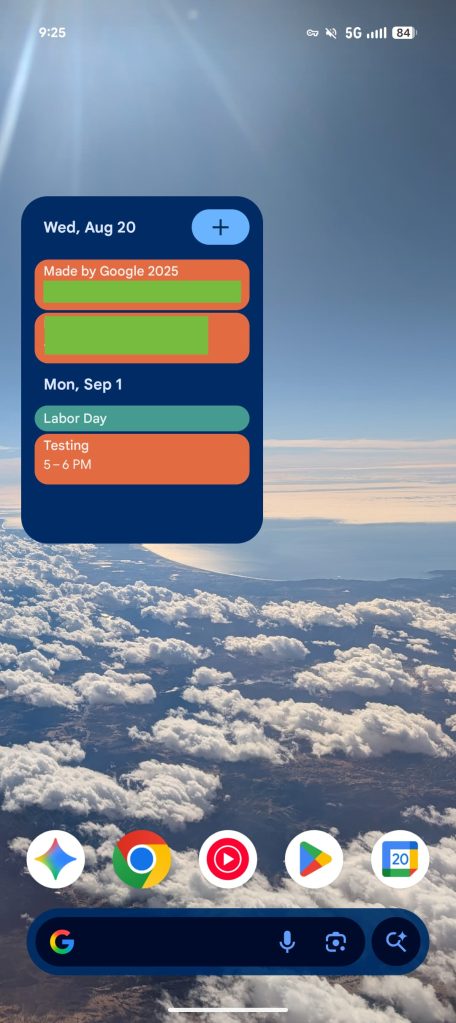 Google Calendar rolling out M3 Expressive widgets