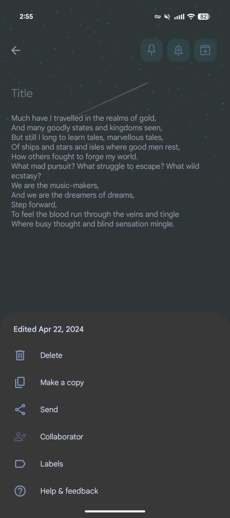 Google Keep rolls out Material 3 Expressive redesign