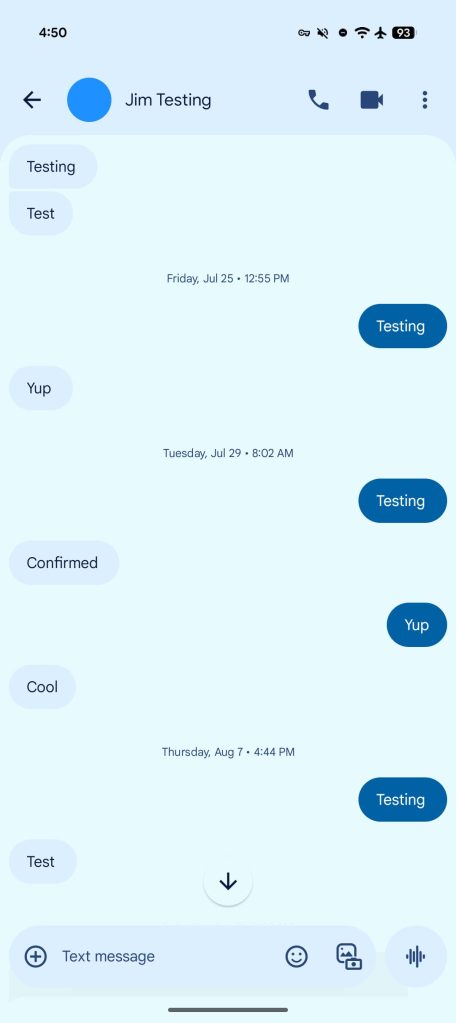 Google Messages Material 3 Expressive redesign comes to chat UI
