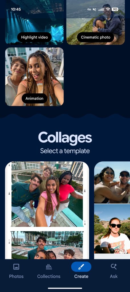Google Photos rolling out new ‘Create’ tab on Android, iOS