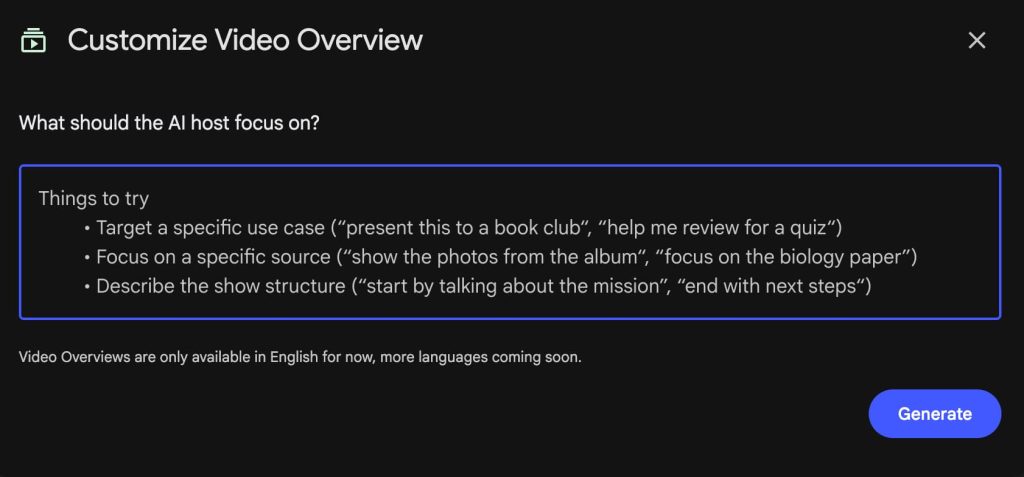 NotebookLM rolls out Video Overviews and Studio redesign
