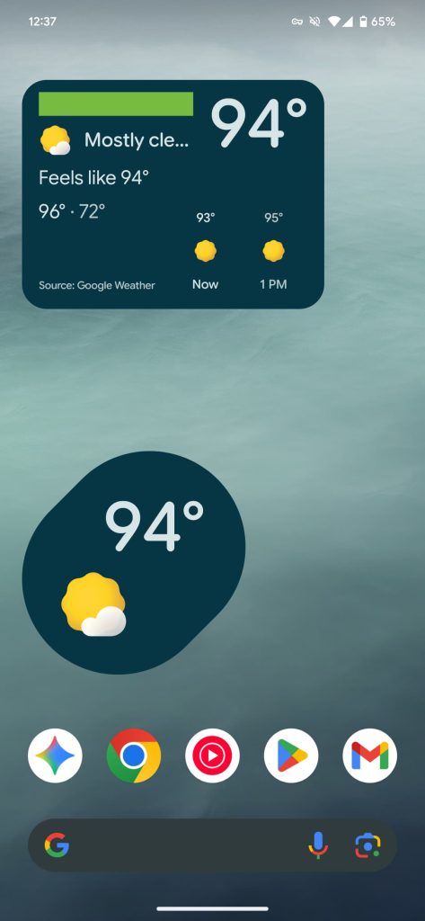Pixel Weather update adds widgets, Material 3 Expressive tweaks