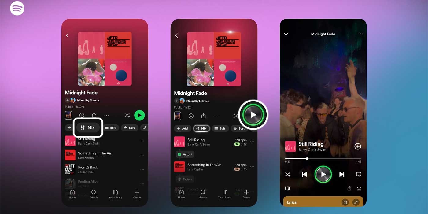Spotify Is Adding New Custom Playlist Transitions Tools