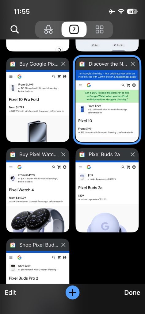 Chrome is Google’s first iPhone app with Liquid Glass