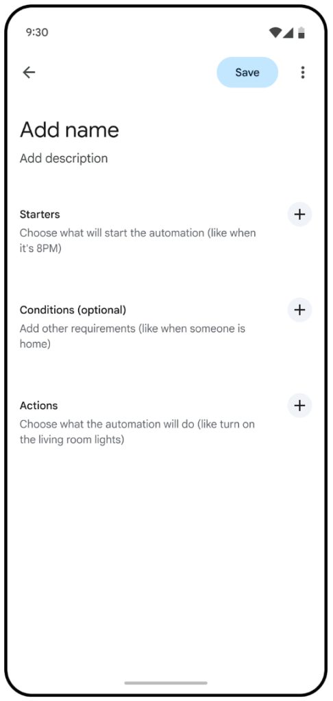 Google Home app rolling out new automation editor
