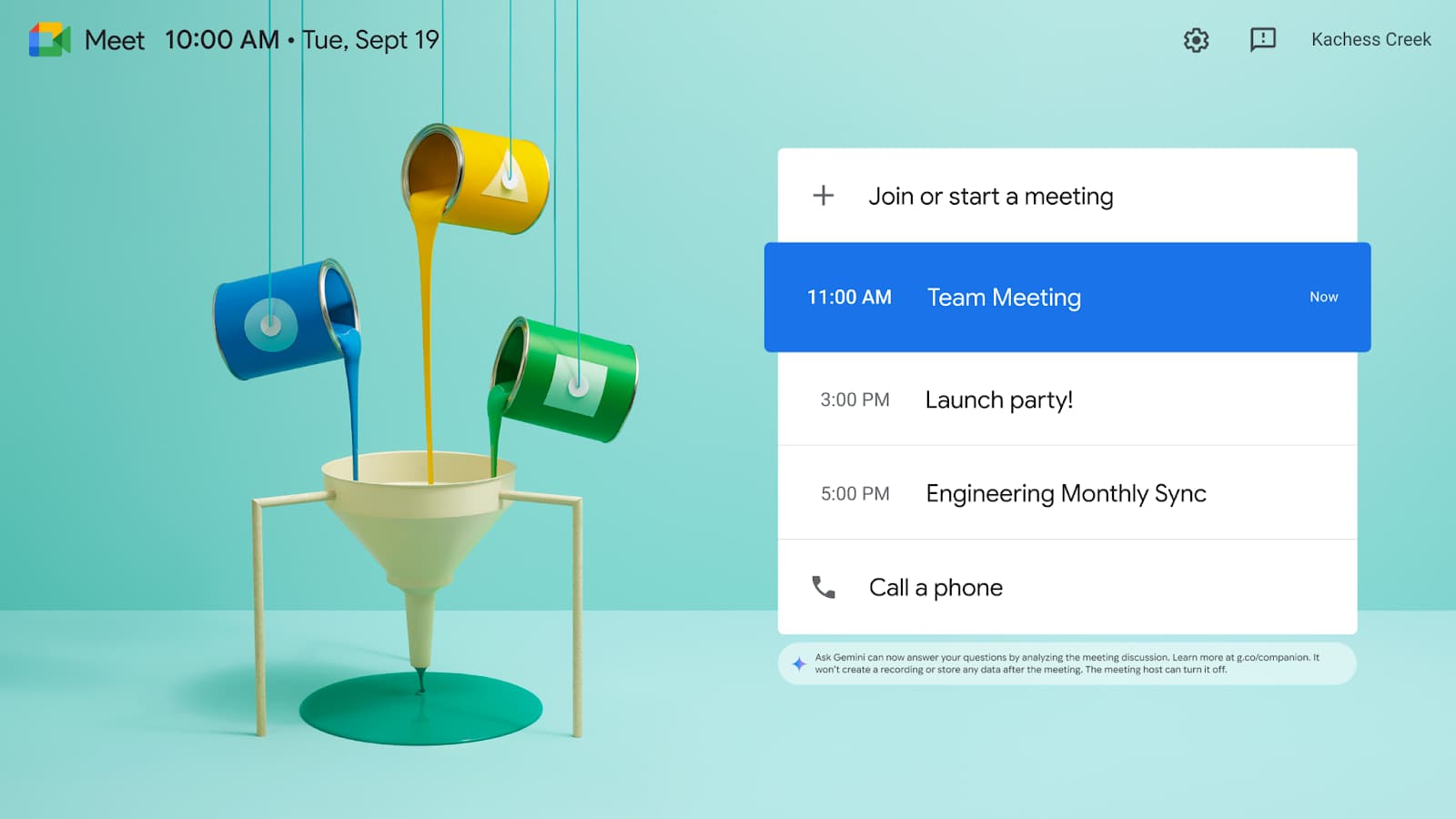 Ask Gemini coming to Google Meet for Workspace customers