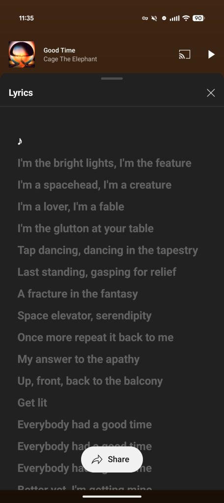 YouTube Music rolls out dual-pane Now Playing redesign