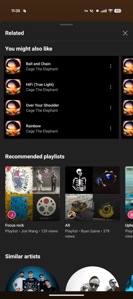 YouTube Music rolls out dual-pane Now Playing redesign
