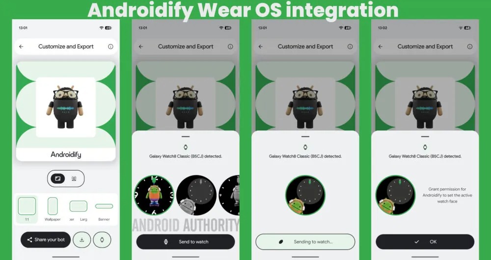 Androidify will let you make Wear OS faces soon [Gallery]