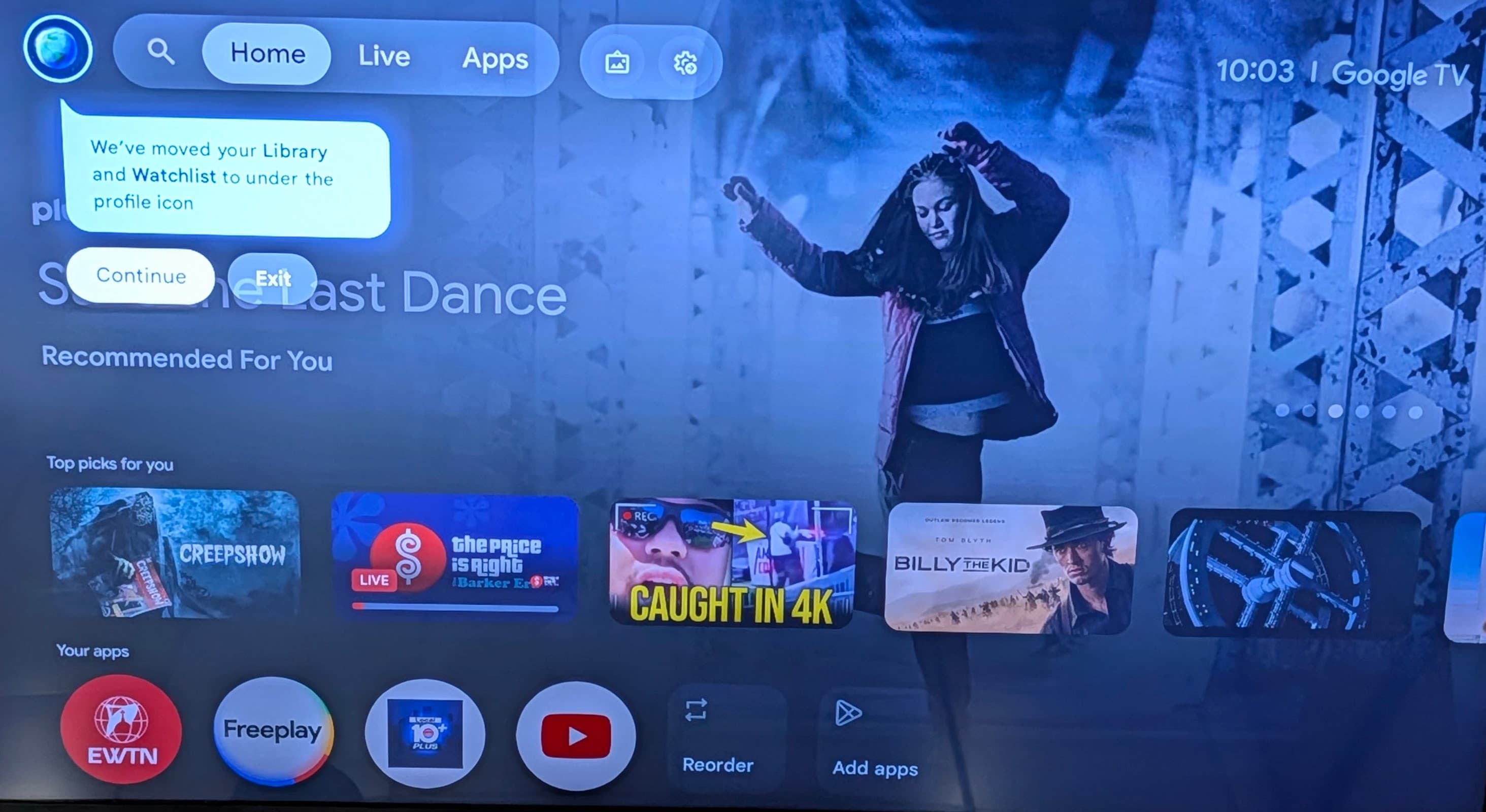 Google TV tests homescreen redesign with updated navigation