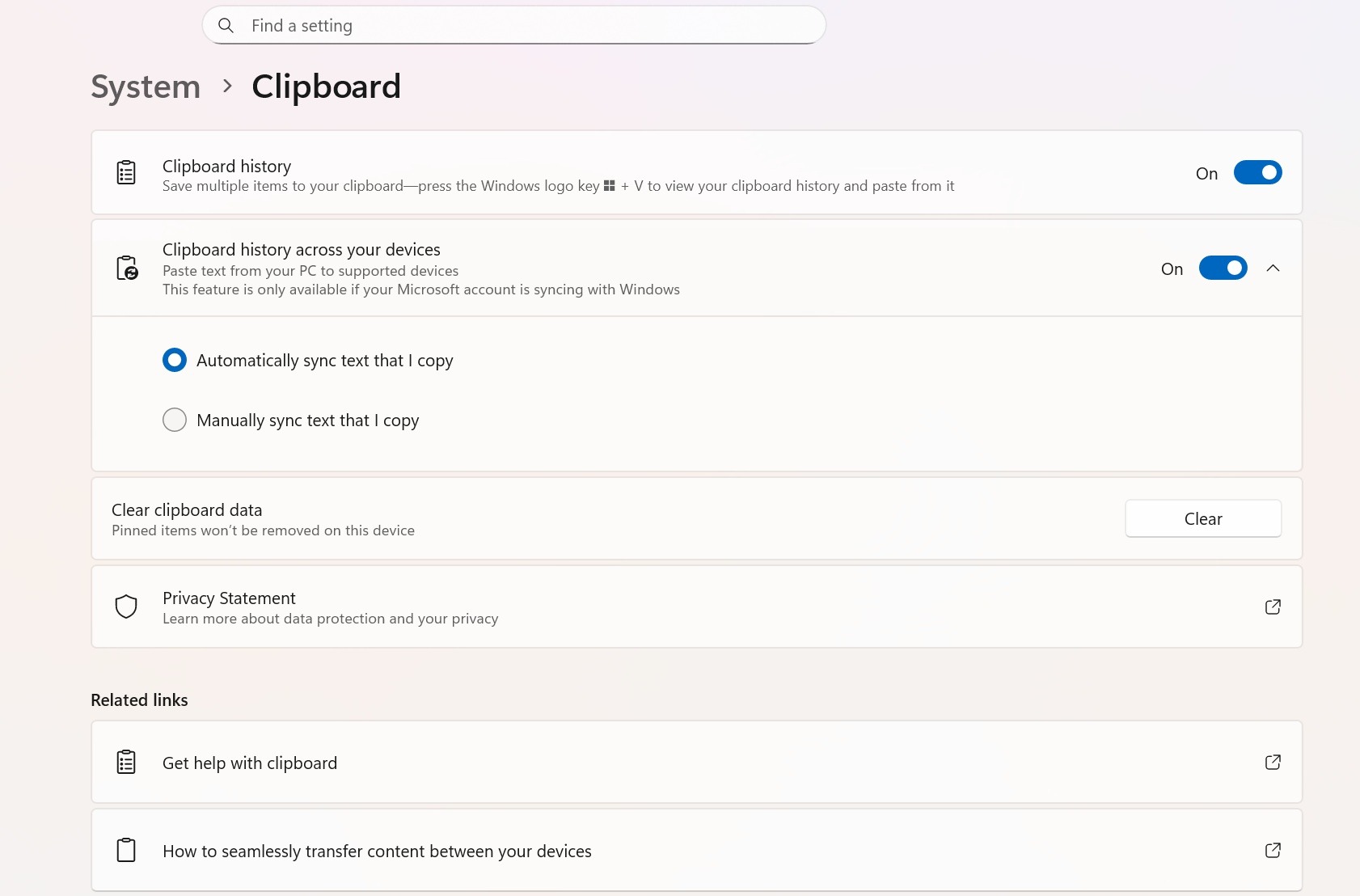 Microsoft adding new Windows to Android clipboard sync option