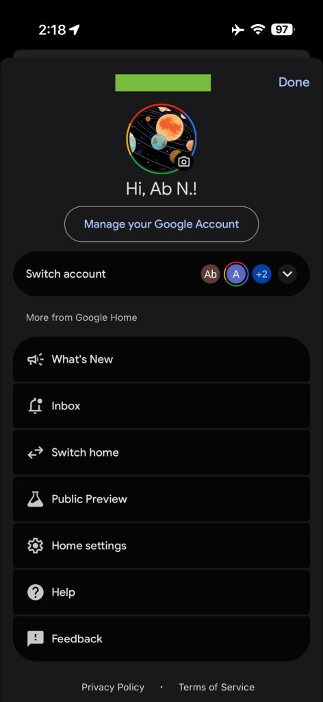 Google apps on iOS get Account menu redesign