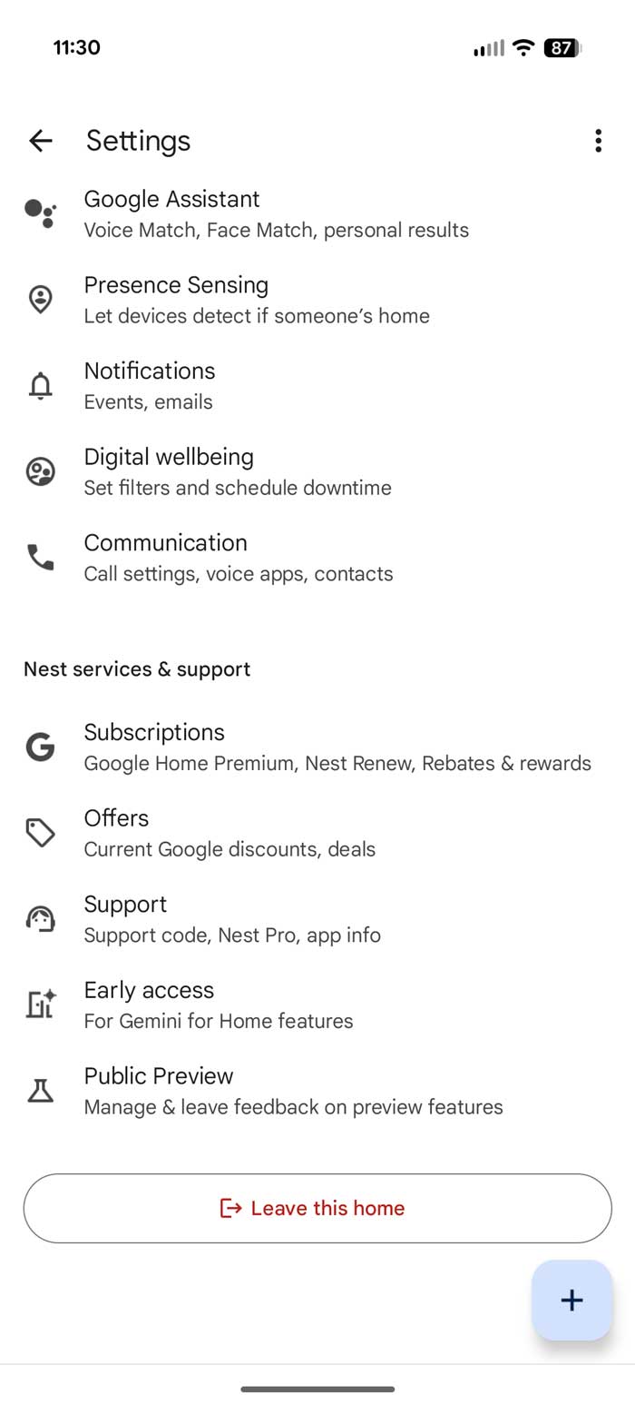 Gemini for Google Home requires early access, how to sign up