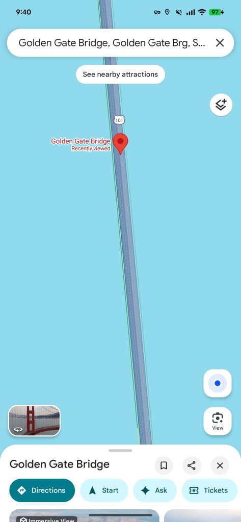 Google Maps for Android shrinks FABs, updates location button