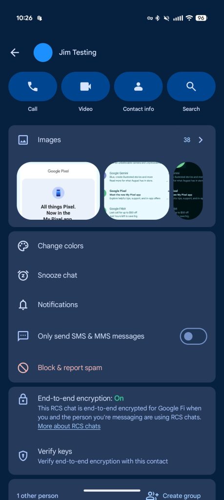 Google Messages adds Key Verifier and spam link detection