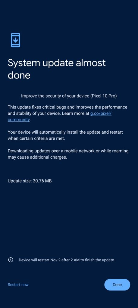 New Pixel October ‘performance improvements’ update rolls out [U]