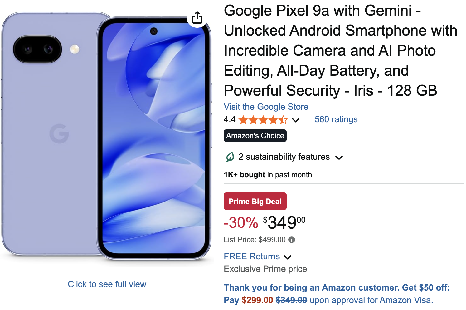 The Pixel 9a is an absolute steal at $349 for Prime Day