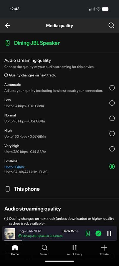 Spotify lossless works with your JBL smart speakers, still rolling out