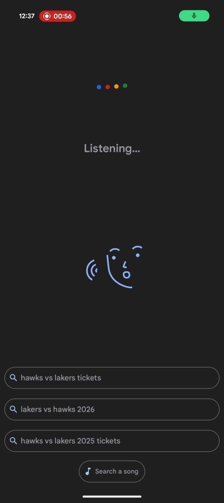 Google app redesigning voice and song search on Android