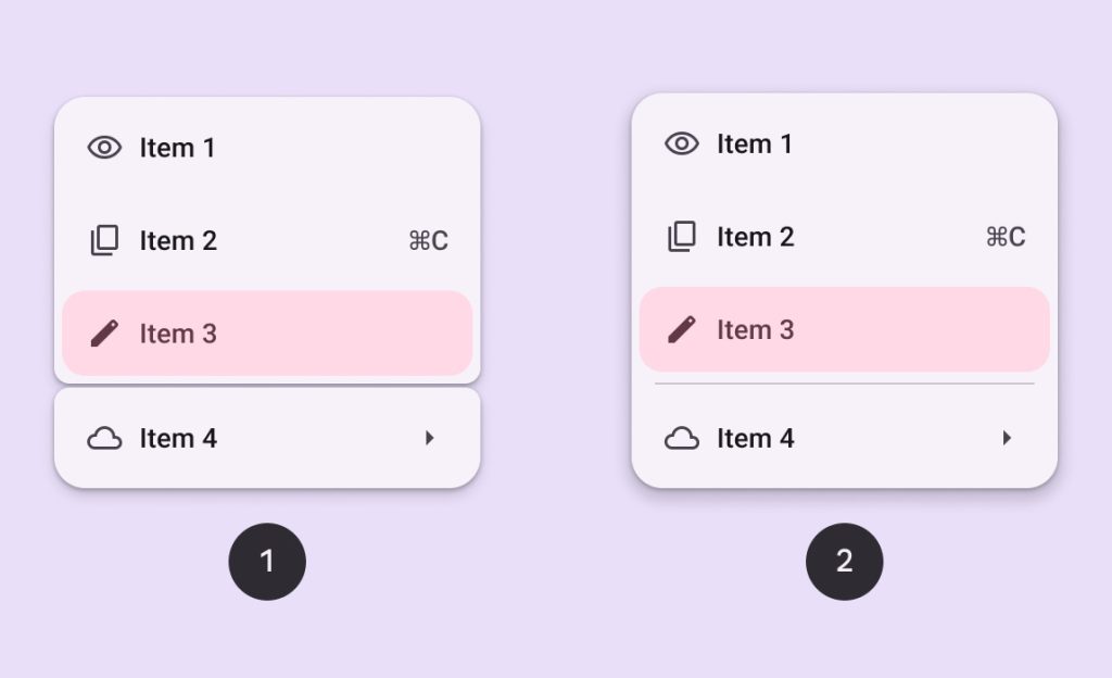 Google redesigns menus for Material 3 Expressive