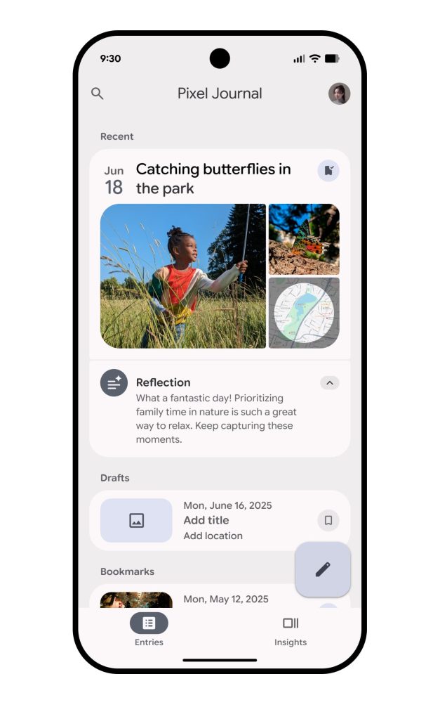 Pixel Journal now available for the Pixel 8 and 9 series