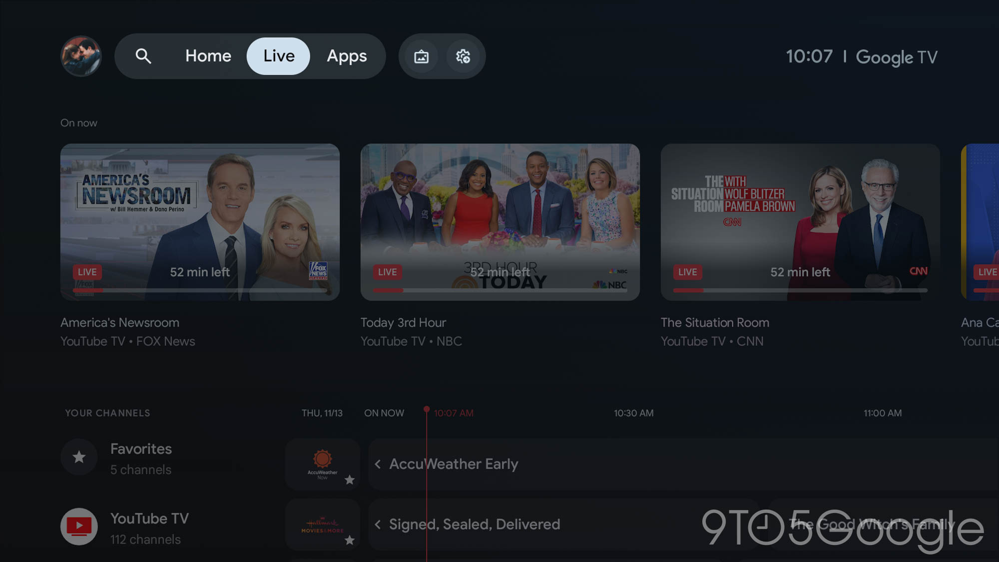 Google TV homescreen redesign – here's what it looks like [Gallery]