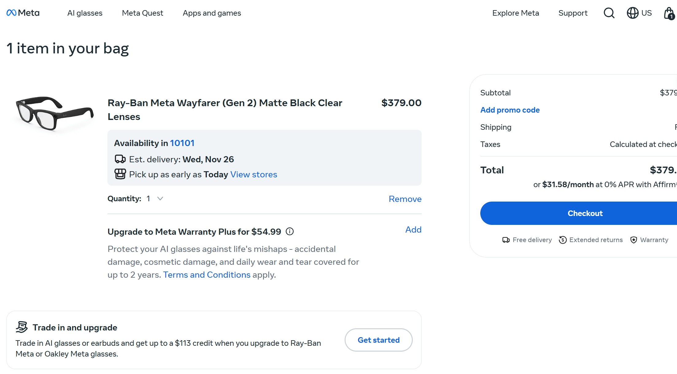 Meta tests trade-in program for Ray-Ban and Oakley smart glasses