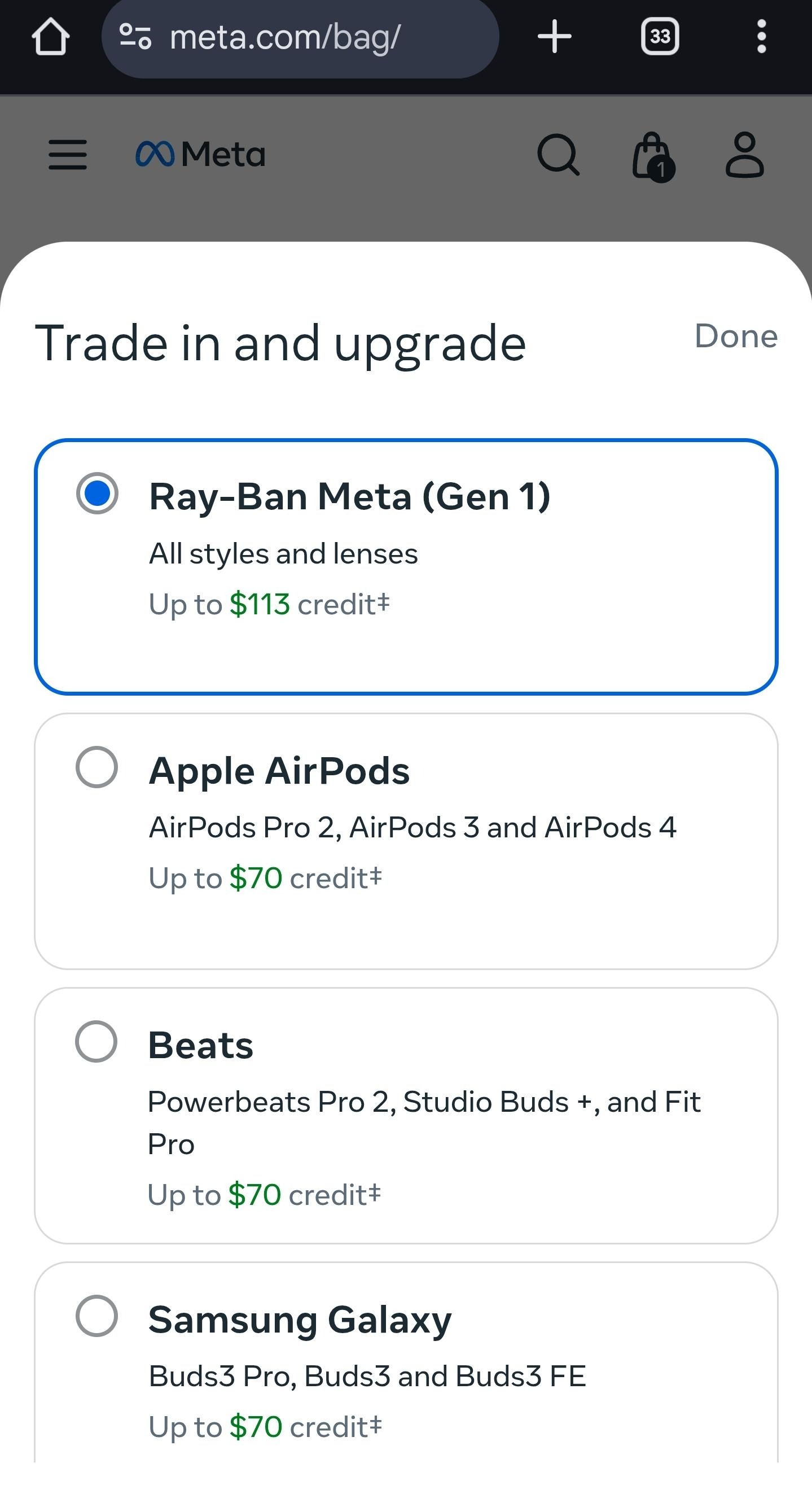 Meta tests trade-in program for Ray-Ban and Oakley smart glasses