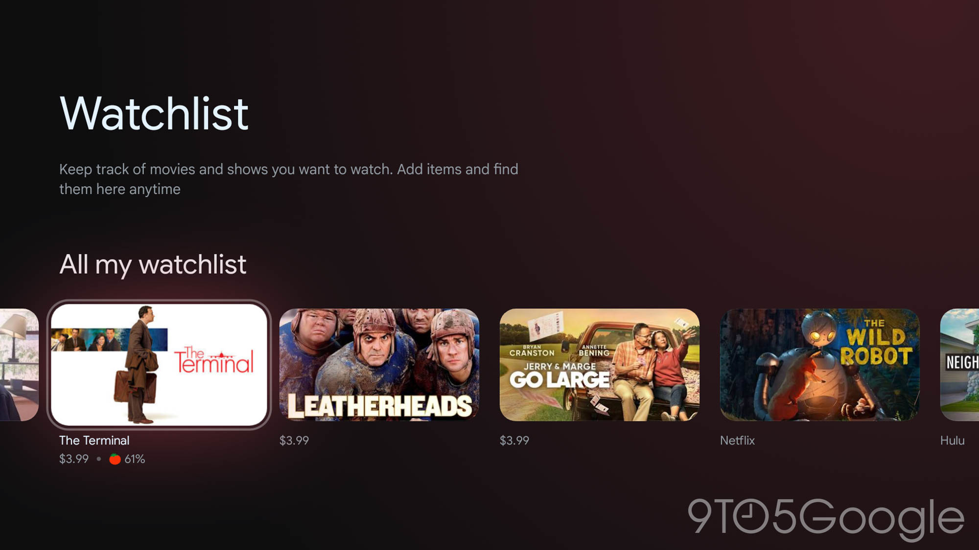 Google TV homescreen redesign – here's what it looks like [Gallery]