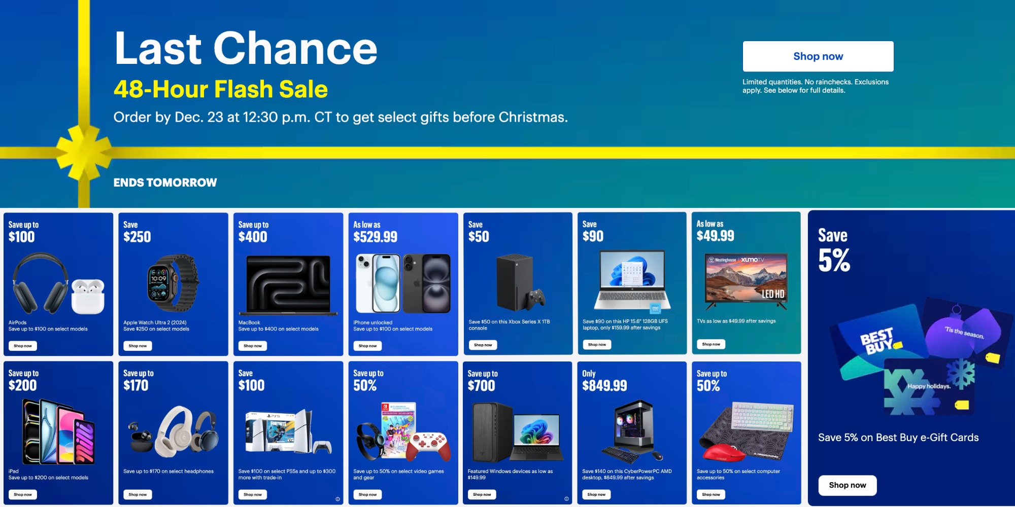 Deals: Google Stretch Bands, Best Buy 48-hr. flash sale, more