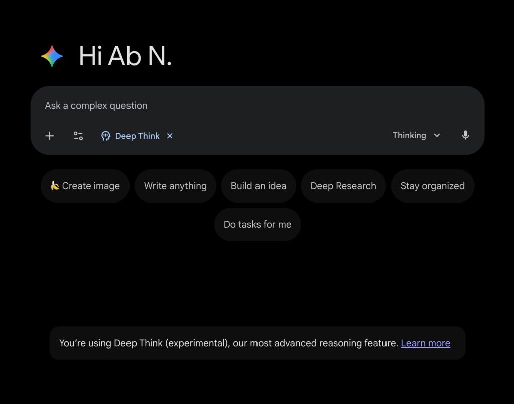 Google rolling out Gemini 3 Deep Think to AI Ultra