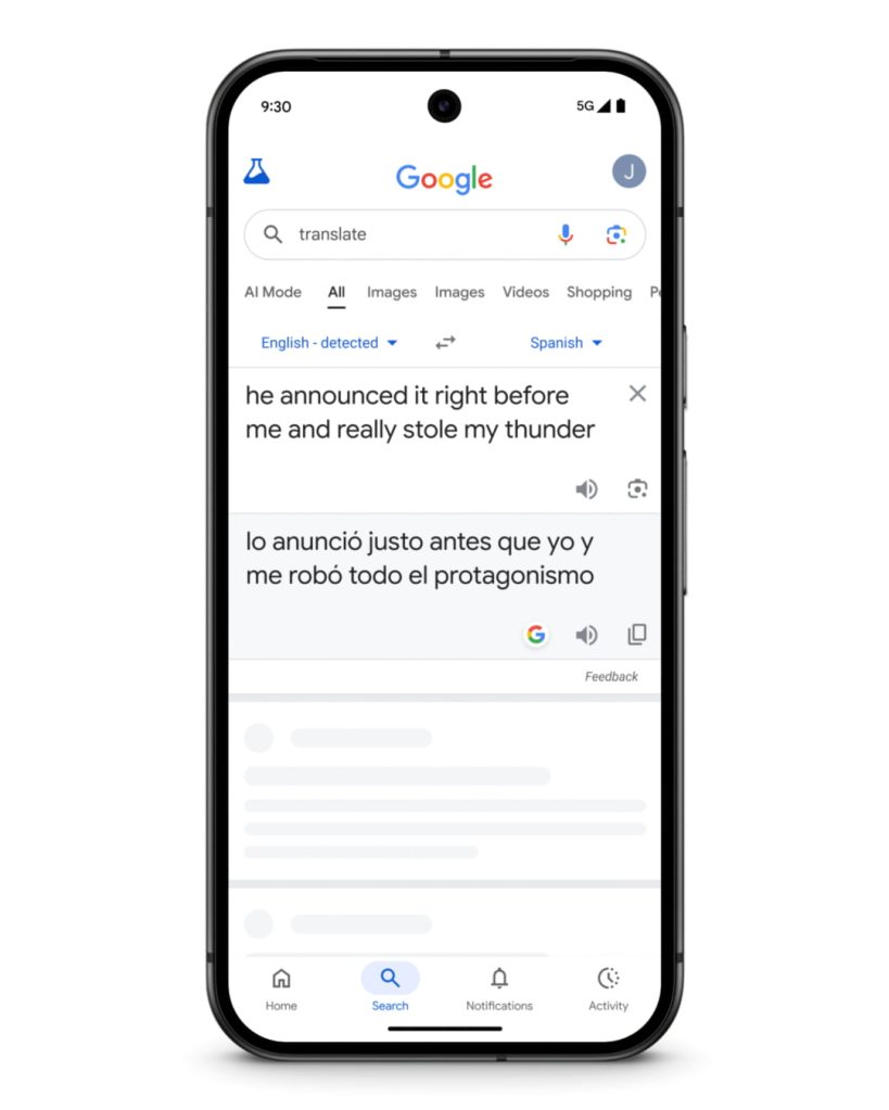 Google Translate rolling out live translation with any headphones