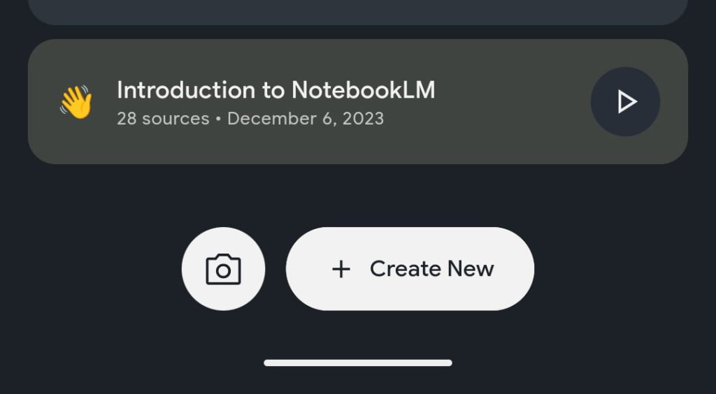 NotebookLM app adds built-in camera for image sources