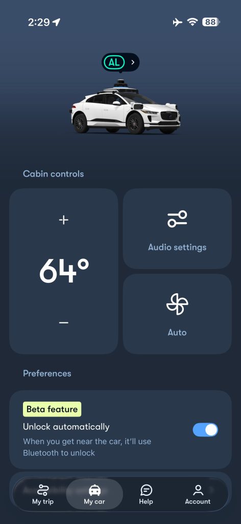 Waymo app simplifies bottom bar, adds Liquid Glass