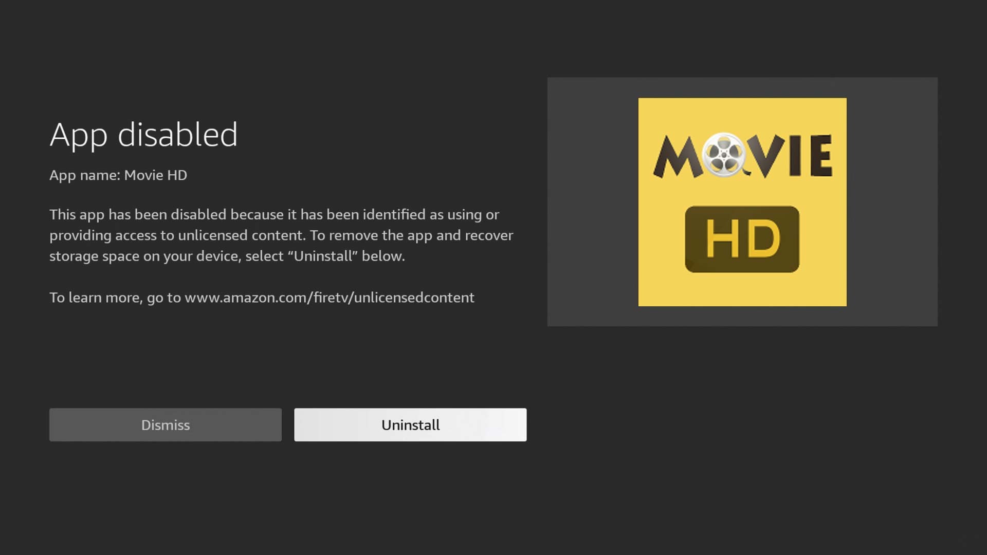 Amazon Fire TV is now blocking some apps from opening