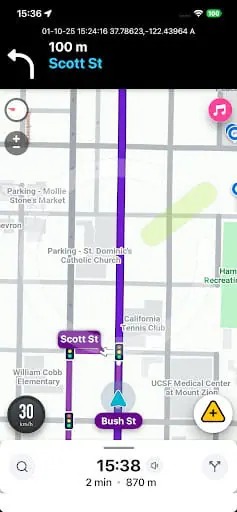 Waze is testing support for showing traffic lights along your route